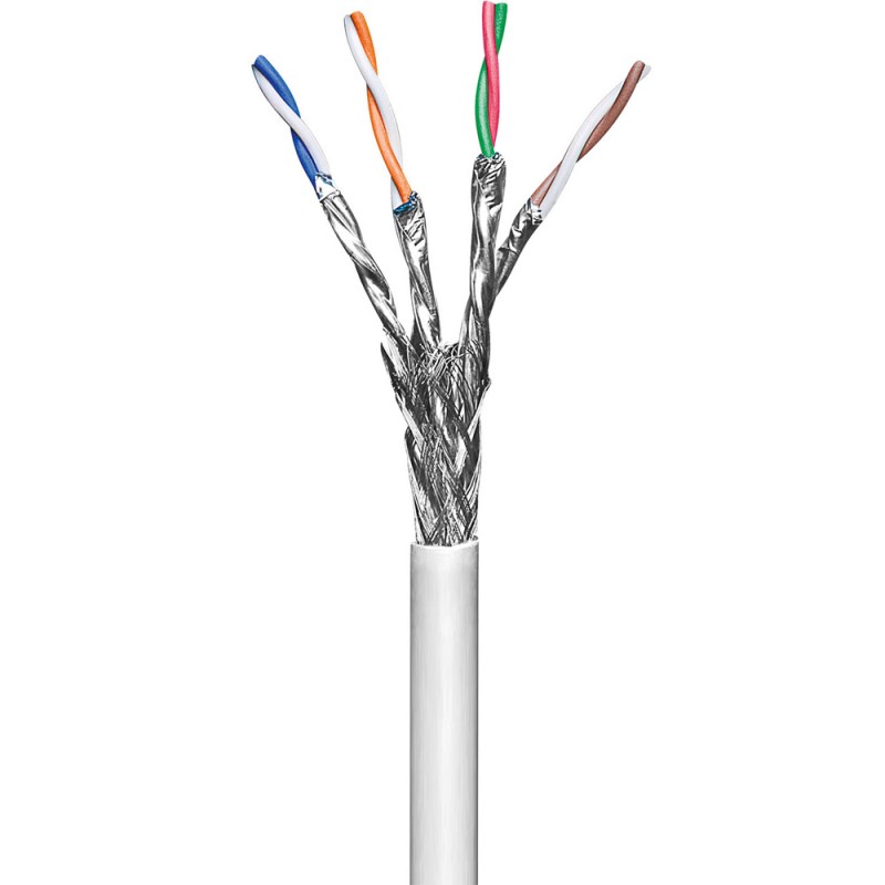 Cat-7 S/FTP Cable, LSZH, (Grey), 305 m Reel